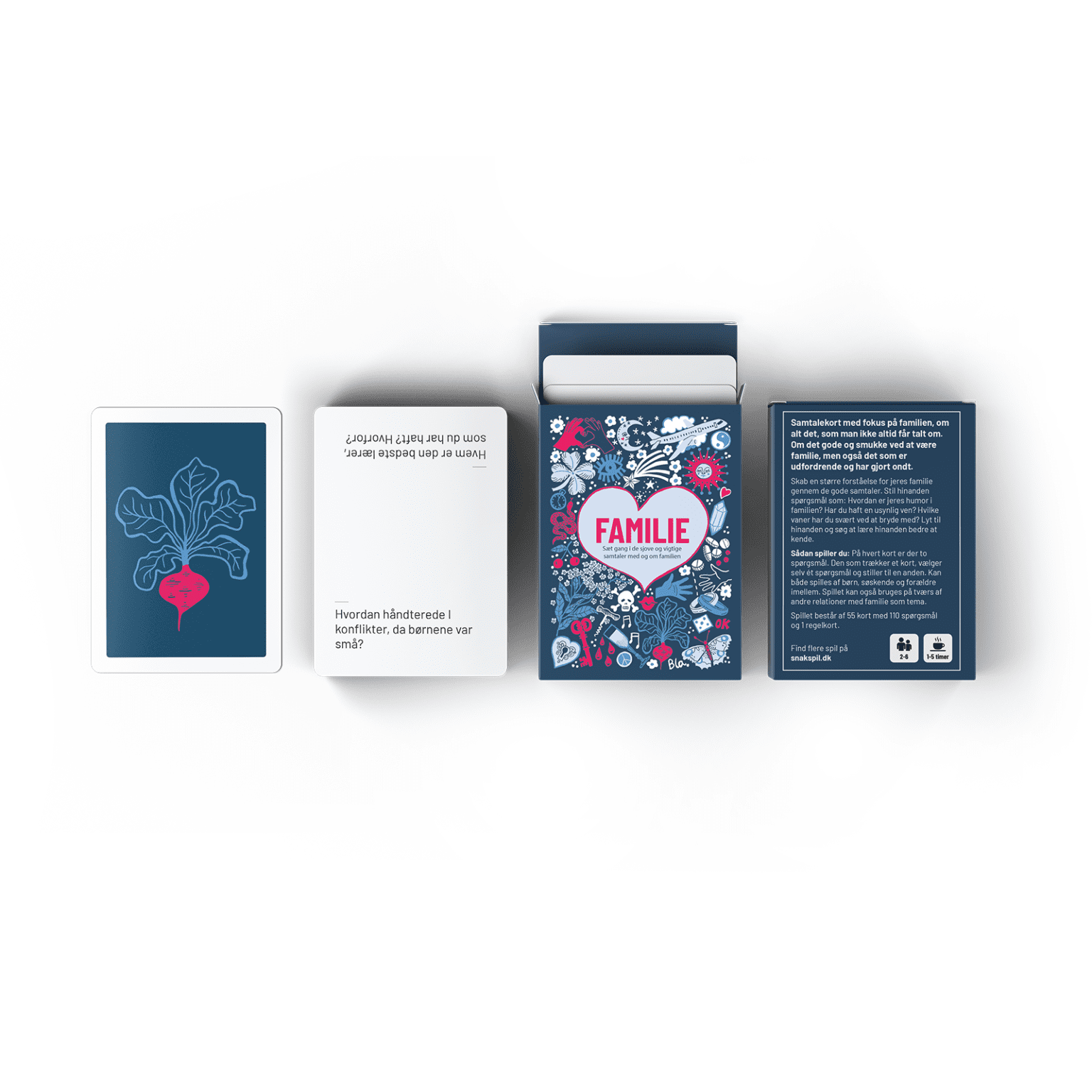 Køb SNAK Familie Samtalekort - Altid Hurtig Levering